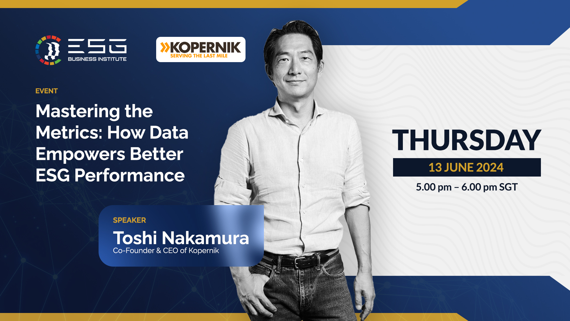 Event: Mastering the Metrics: How Data Empowers Better ESG Performance